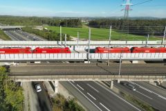 Eisenbahnbrücke A25: Belastungsprobe bestanden