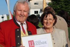 Musikverein Wippenham ernennt Karl Rauscher zum Ehrenkapellmeister