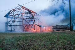 Großbrand landwirtschaftliches Nebengebäude