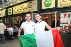 Tolle Stimmung beim Sommerfest des Restaurants La Ruffa in Linz