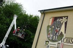 Großübung mit 130 Einsatzkräften bei der Volksschule St. Willibald